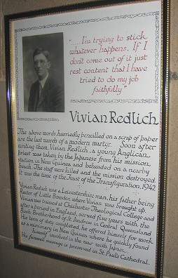 St John's School Leatherhead - Reverend Vivian Redlich